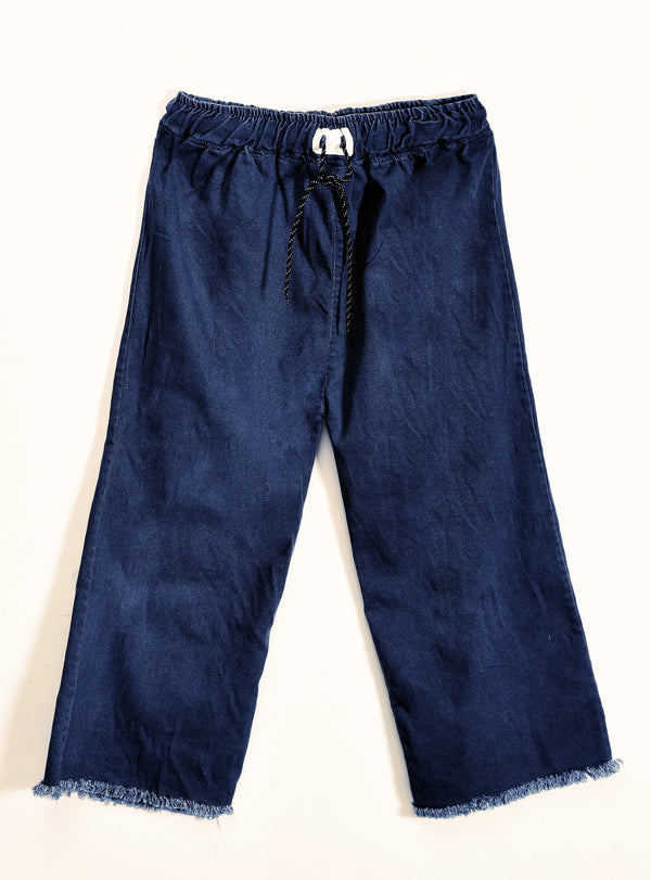 Navy Blue Baggy Style Denim Jeans for women – K.designer